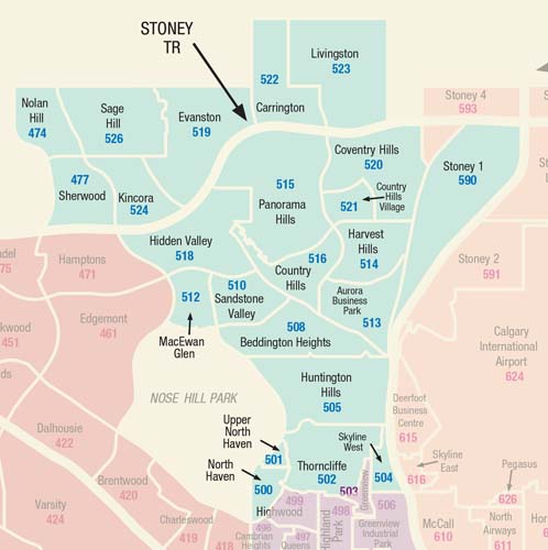 Calgary Communities - MLS Map - Calgary Real Estate